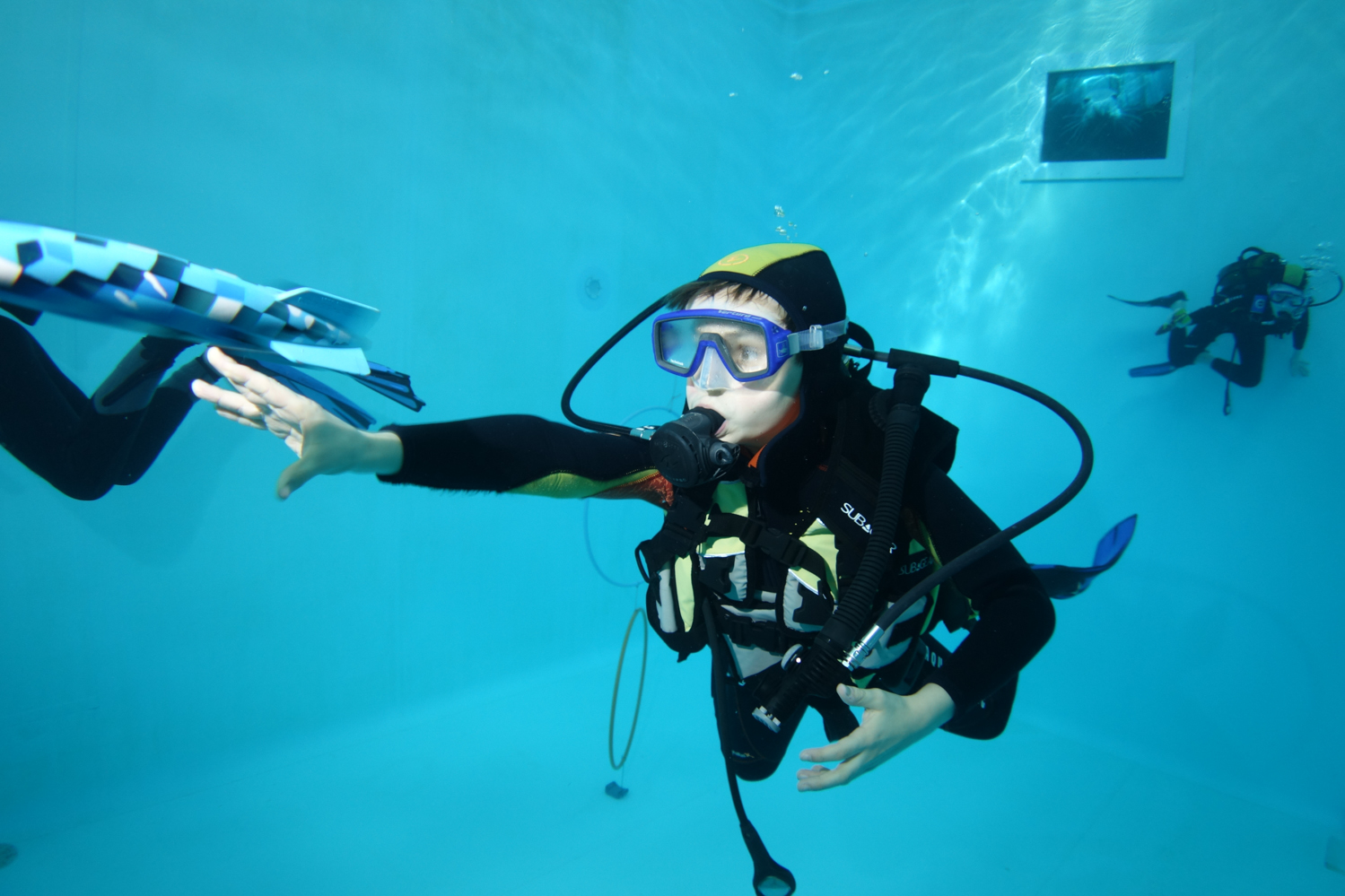 Baptême de plongée en piscine - Arimair plongée